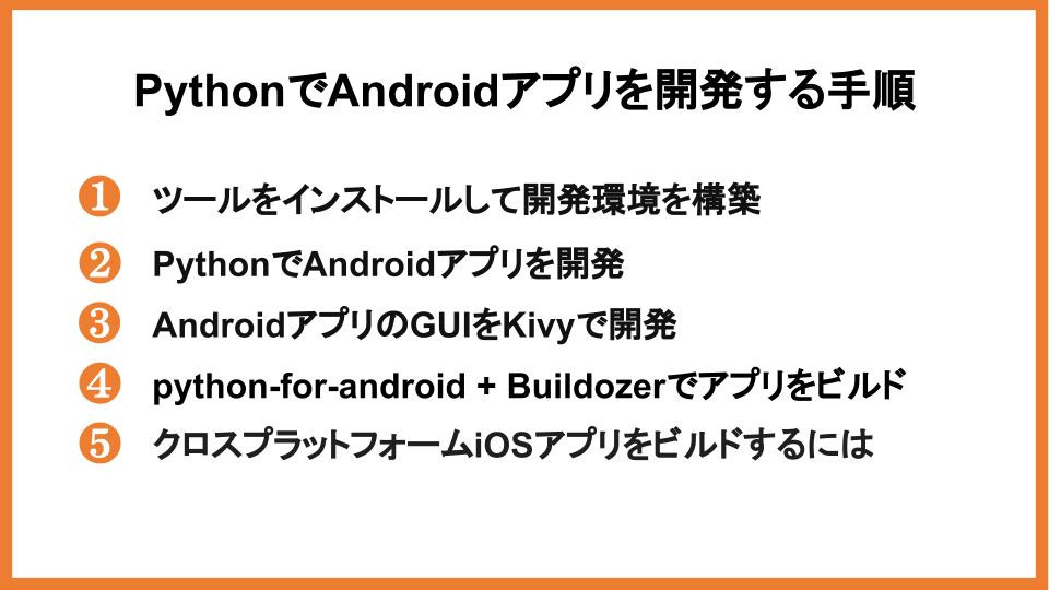 PythonとKivyでAndroidアプリ開発：クロスプラットフォーム開発の方法とメリット ※